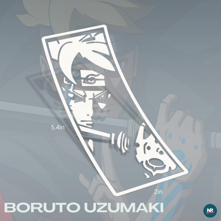 Boruto Uzumaki Naruto Shippuden Vinyl Decal Anime Sticker | Lazada PH