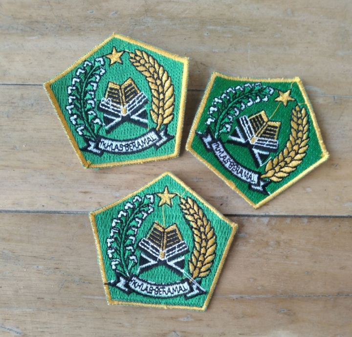 BED BORDIR LOGO IKHLAS BERAMAL | Lazada Indonesia