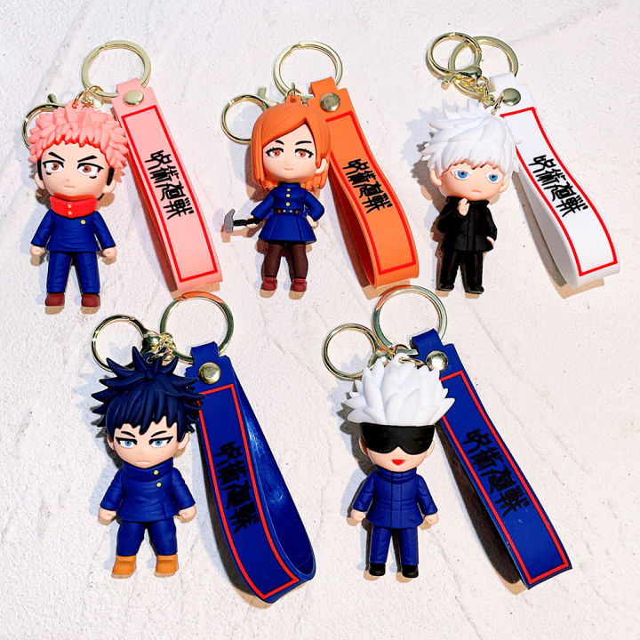 Jujutsu Kaisen Chibi พวงกุญแจ Gojo Satoru Itadori Yuji Custom Keyrings ...