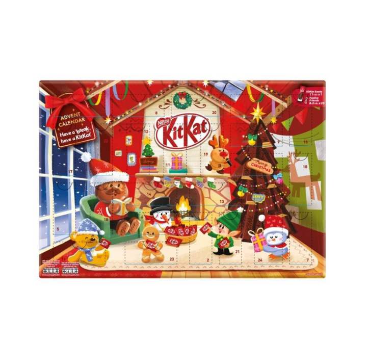 New Year Gift Set Kitkat Festive Advent Calendar 199.6g ของขวัญวันปี ...