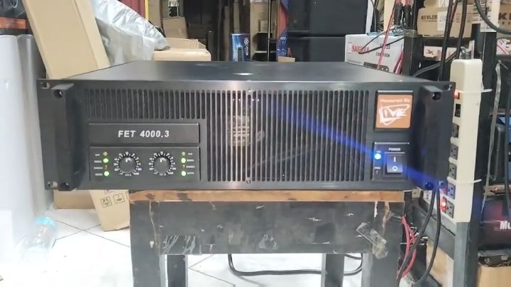 Live FET-4000.3 1800W X 2 for 8 Ohms 2880W X 2 for 4 Ohms Powered ...