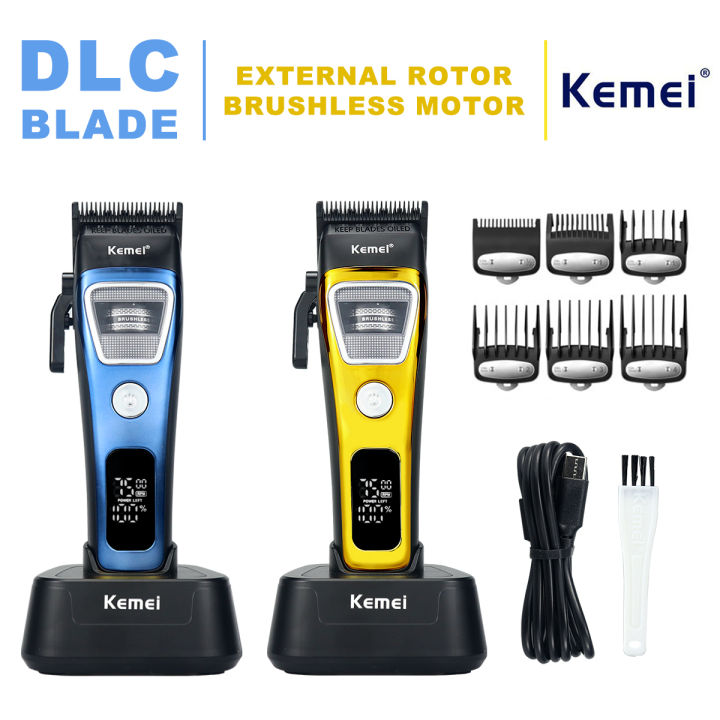 Kemei KM-1911 Professional Hair Clipper for Men DLC Blade External ...