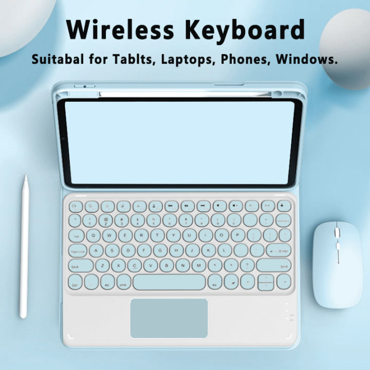 Wireless Bluetooth Keyboard with Touch Touchpad, Ultra-Slim Portable ...