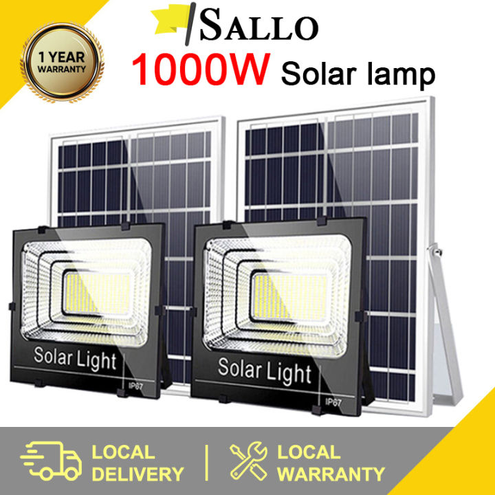 SALLO Wall solar light outdoor，solar street light,Super energy-saving ...