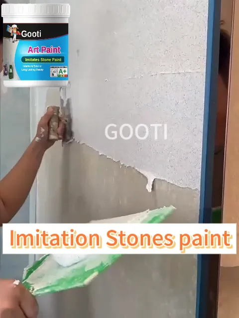 1KG/2KG/4KG GO0Tl Colored Sand Imitation Marble Paint Villa Exterior ...