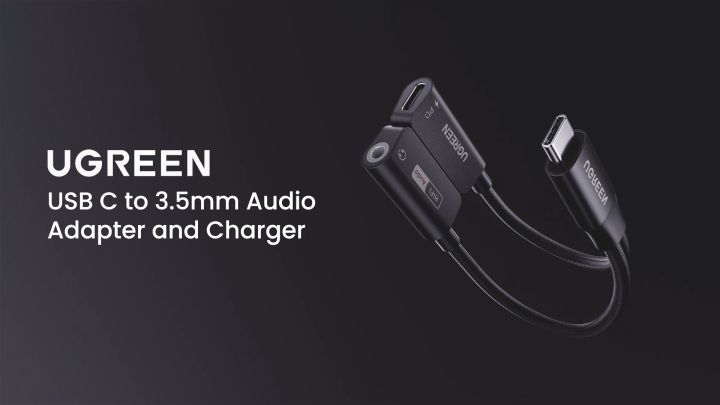 UGREEN 2 in 1 DAC USB Type C to 3.5mm Suond Card PD Charging Adapter ...