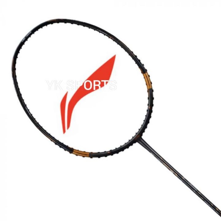 LI-NING TECTONIC 7C (COMBACT)-CHARCOAL/GOLD (AYPQ148-4)BADMINTON RACKET ...