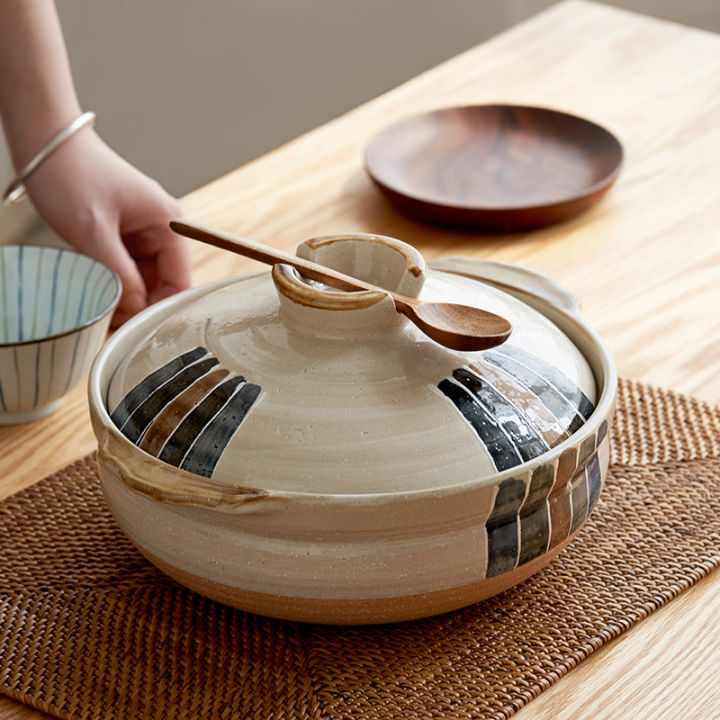 Four Seasons Japanese Style Clay Pot High Temperature Resistant Soup ...
