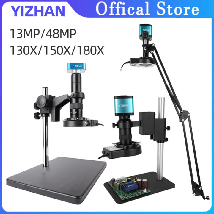 HDMI Industrial Microscope Camera Set 4K 48MP 1080P 60F/S 130X/150X ...