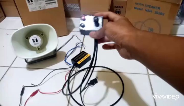 modul sirine 12 suara dualtone set speaker toa zh610s 10 watt oval ...