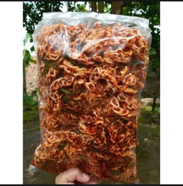 krupuk seblak Rafael 500gr pedas daun jeruk | Lazada Indonesia