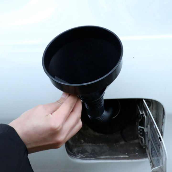Car Refueling Longer Funnel Anti-splash Plastic Auto Long Mouth Oil ...