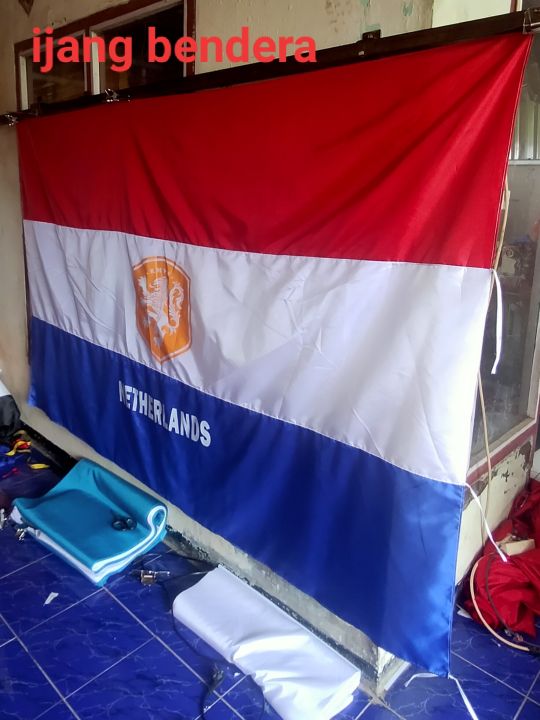 BENDERA BELANDA LOGO SUPER JUMBO 2,4 METER X 1,5 METER | Lazada Indonesia