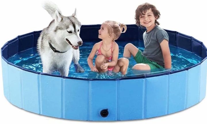 Foldable Collapsible Swimming Pool for Kids and Pets / Portable ...