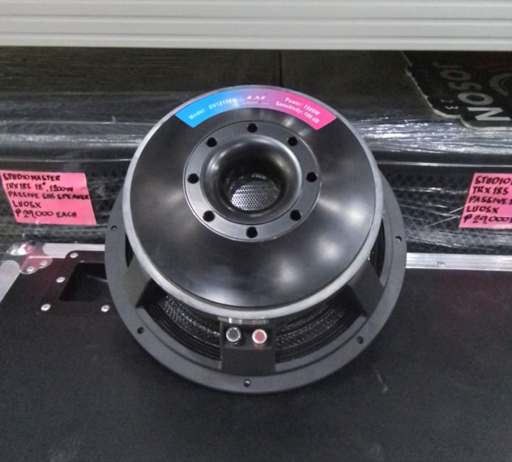 DV Audio D12 Instrumental Speaker 1500 watts Carbon Fiber 4" voice coil ...