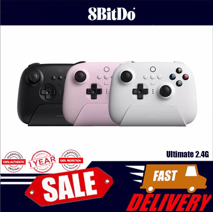 8Bitdo Ultimate 2.4G Wireless Controller with Charging Dock for Windows ...