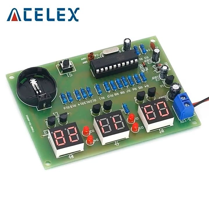 6-digit Digital Clock Production Kit Electronic Digital Clock SCM Learning Board DIY Kit | Lazada PH