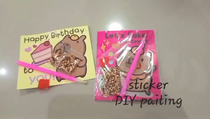 Diamond Painting Kuromi Sticker Sanrio Mainan Manik Manik Stiker Kuromi ...