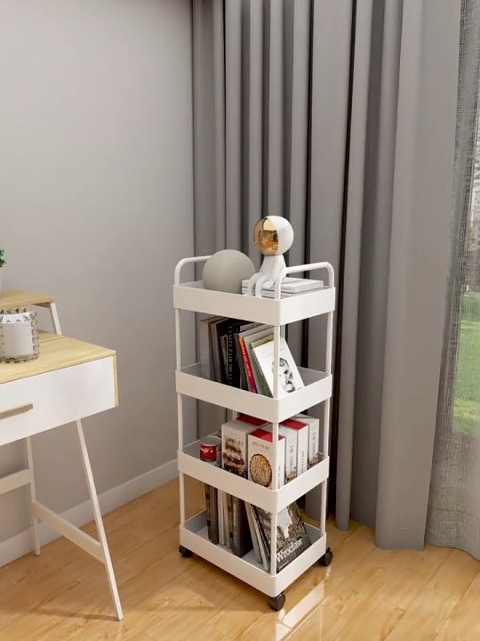 Salvo 3/4/5 Tier Kitchen Utility Trolley Cart Shelf Storage Rack ...