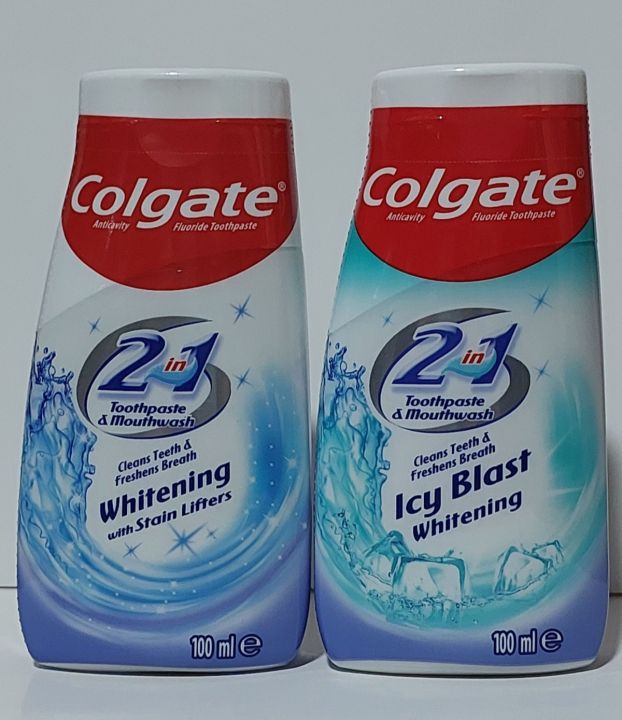 Colgate 2-in-1 Whitening Toothpaste & Mouthwash 100ml | Lazada PH
