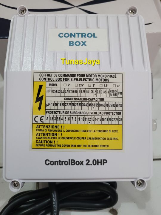 control box/panel pompa air satelite/sumersible 2hp | Lazada Indonesia