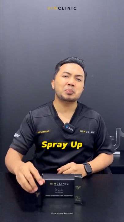 HIM WELLNESS Dr Samhan Spray Up Kurangkan Sesitiviti Lelaki 80 ml ...