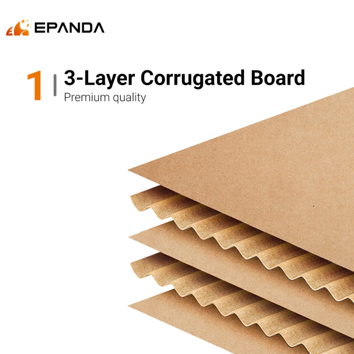 100pcs Corrugated Carton Box Packaging Courier Parcel Box Kotak Karton ...