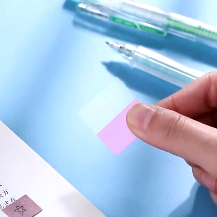 Colorful Transparent Index Label Bookmarks Notepad Office ...