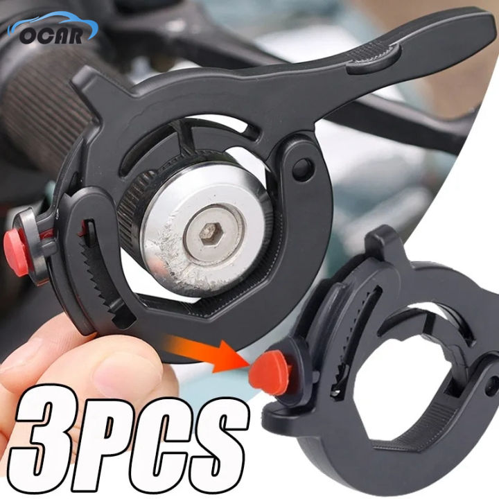 3Pcs Motorcycle Throttle Lock Assist Handlebar Universal Cruise Control ...