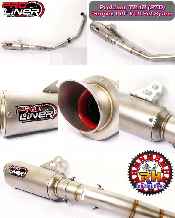 Sniper 150/155 PROLINER (STD) TR-1R Full Sytem Exhaust Pipe | Lazada PH