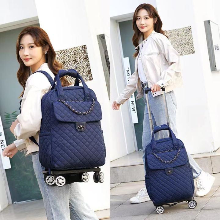 Lightweight Portable Luggage Double Shoulder Backpack Waterproof ...