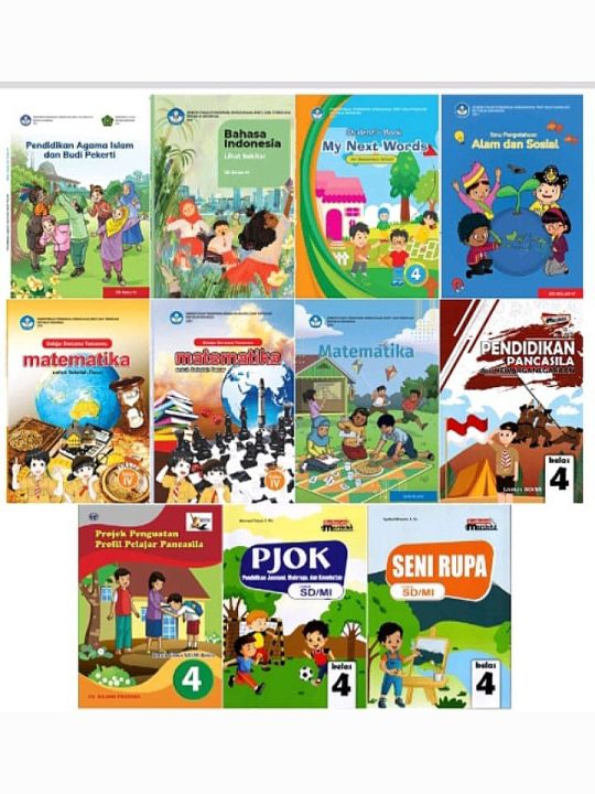 KUMPULAN BUKU SISWA KELAS 4 SD KURIKULUM MERDEKA | Lazada Indonesia