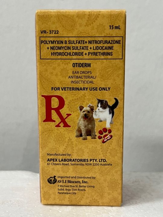 Otiderm Ear Drops for Dogs and Cats | Lazada PH