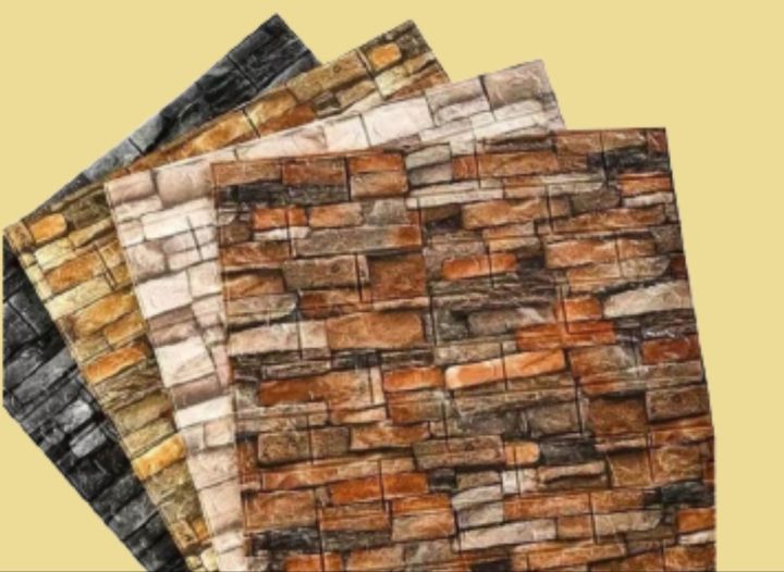 Wallpaper dinding 3d Motif Batu Alam | Lazada Indonesia