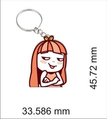 emoji cute 2d keychain | Lazada