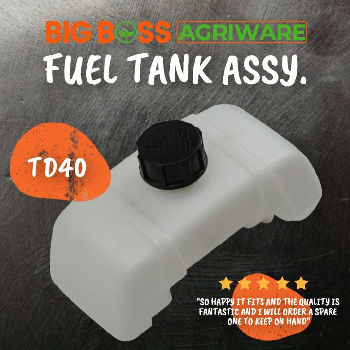BBA Fuel Tank Assembly 850mL for TD40, FD40 (40.2cc) 2 Stroke Grass ...
