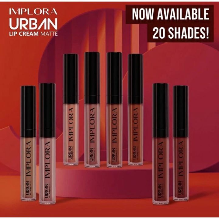 IMPLORA URBAN LIP CREAM MATTE ORIGINAL | Lazada Indonesia