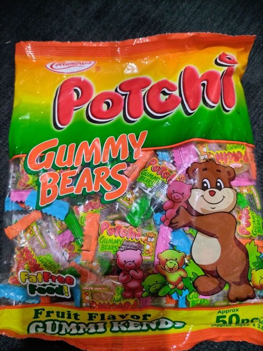 Potchi Gummy Bear 50 pcs 150 grams | Lazada PH