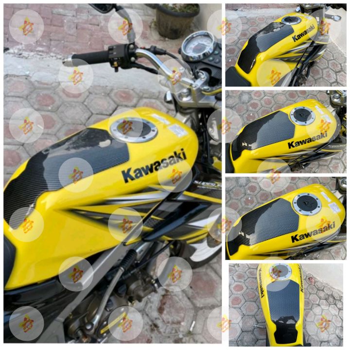 Variasi Protector Cover emblem Tankpad Carbon tangki ninja r ss (bahan ...