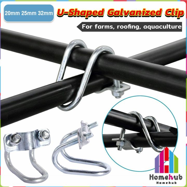 HB U-Shaped Galvanized Clip 20x20mm 25x25mm 32x32mm for Structure ...