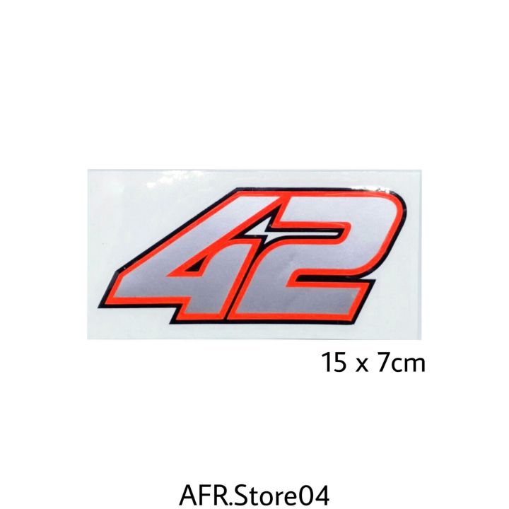 Stiker Sticker 42 Alex Rins 15cm | Lazada Indonesia