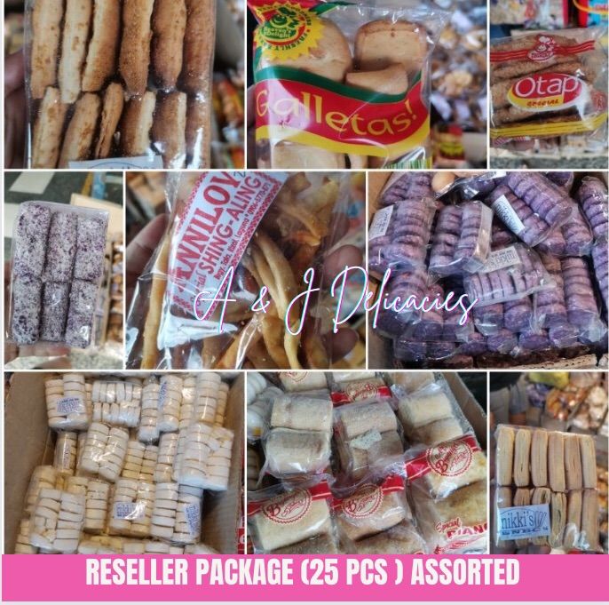 NATIVE BREAD DELICACIES Pasalubong Assorted for 25 Packs!!! (Puto, Seko ...