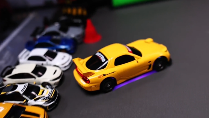 1/43 mini drift rc rx7 รถบังคับ ชาร์จไฟได้ ของเล่นตั้งโต๊ะ ของเล่นเด็ก ...
