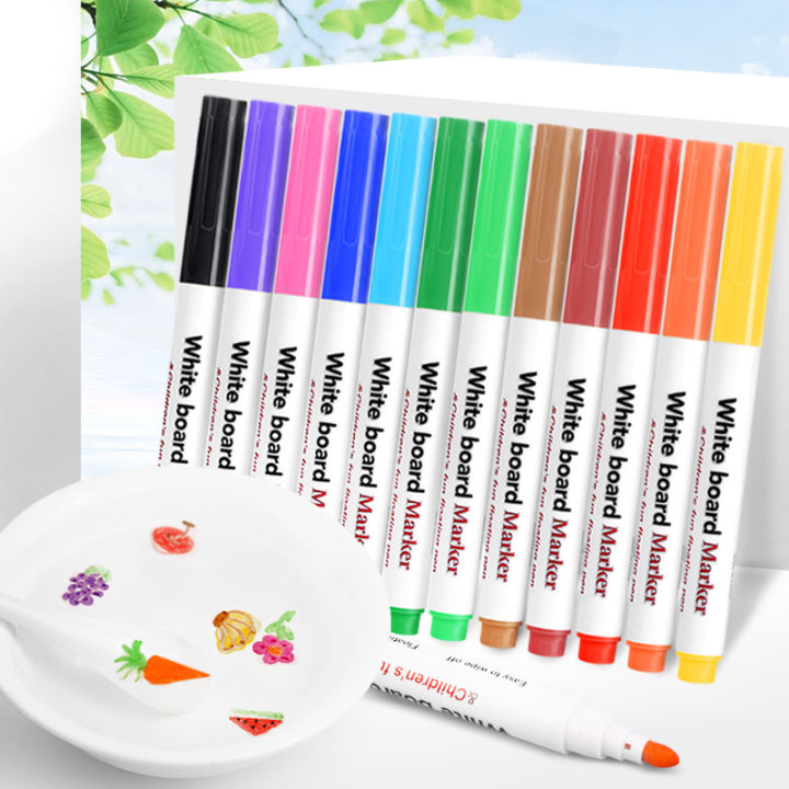 TikTok Water Painting Magic Floating Pen Color 12 Colors Children's ...