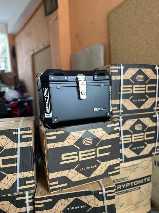 SEC KRYPTONITE/MUJIBOX NEW COLOR 45L Hard Plastic top Box MEGA SALE ...