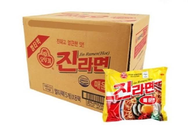 Jin Ramyun Box (Korean Ottogi Jin Ramyun Spicy/Mild Box 40pcks) | Lazada PH