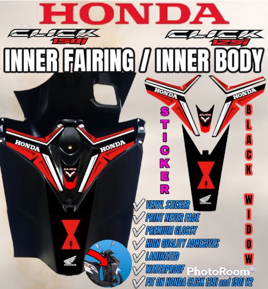 Click Version 2 Inner Fairing / Click Inner Decals / Click Inner ...