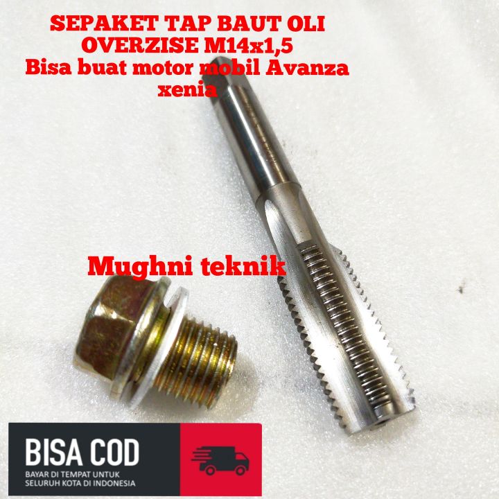 SEPAKET TAP HADTAP BAUT OLI OVERSIZE M14X1 5 BUAT MOTOR ,MOBIL AVANZA XENIA | Lazada Indonesia
