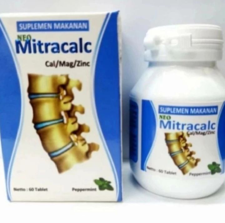 NEO MITRACALC ISI 60 TABLET KALSIUM TULANG PENCEGAH OSTEOPOROSIS ...