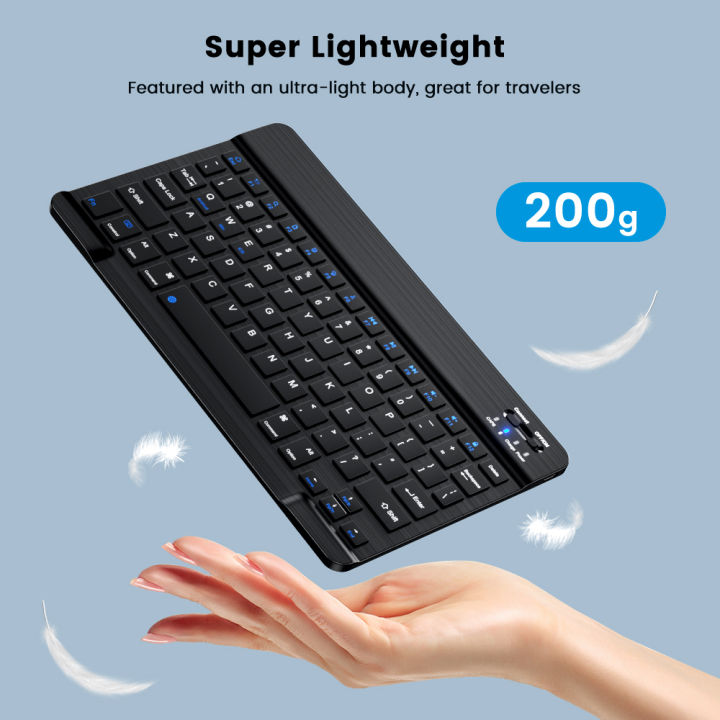 Speedefy Rechargeable Bluetooth Keyboard And Mouse Combo Wireless Keyboard Dual Mode Mouse Set